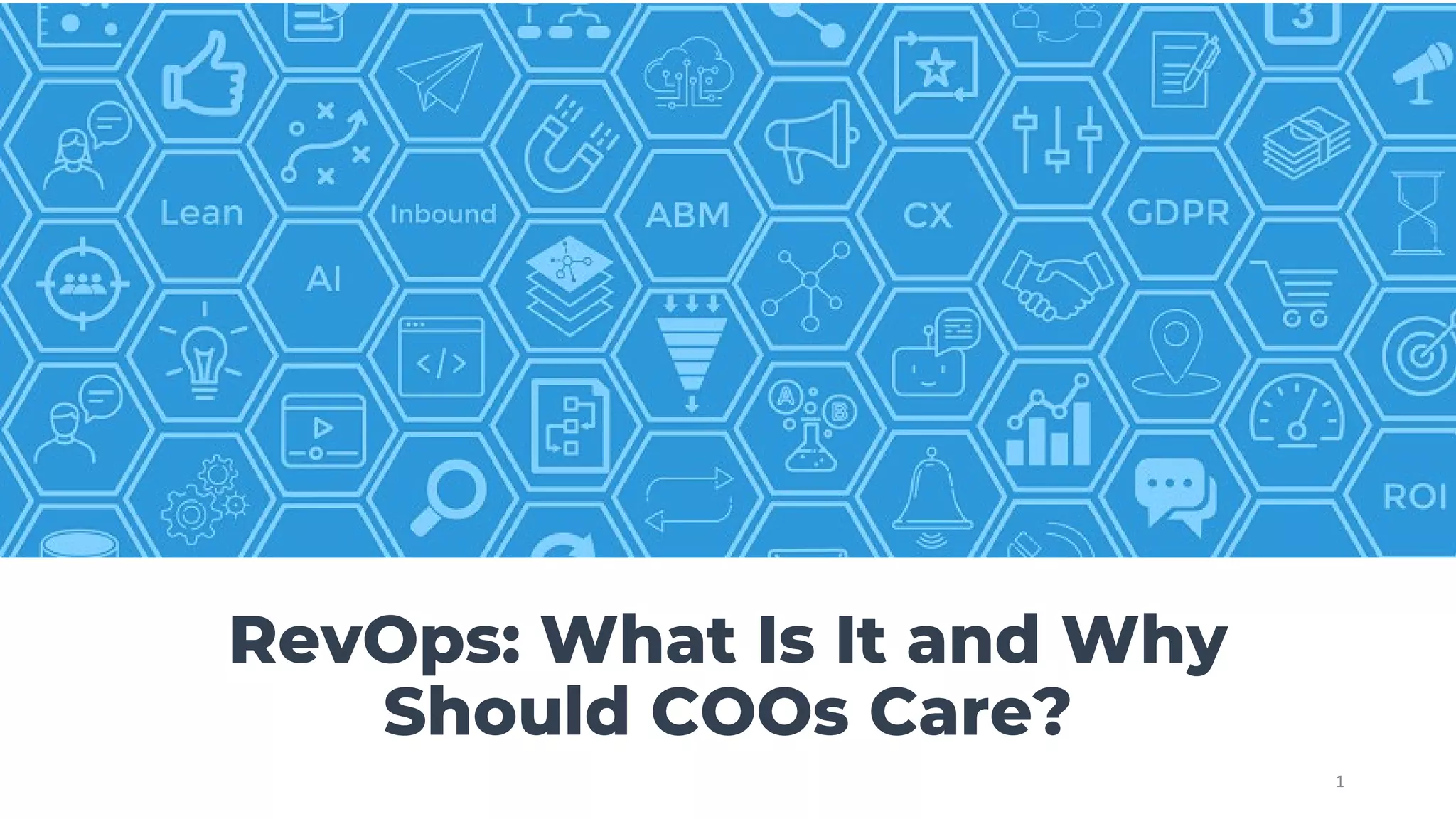 RevOps: What Is It and Why Should COOs Care? | PPT