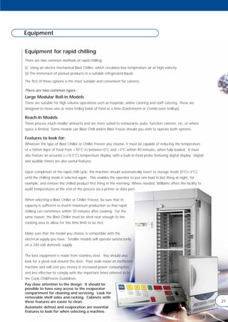 How to use the Cook Chill System in Commercial Kitchens | PDF