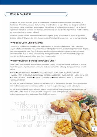 How to use the Cook Chill System in Commercial Kitchens | PDF