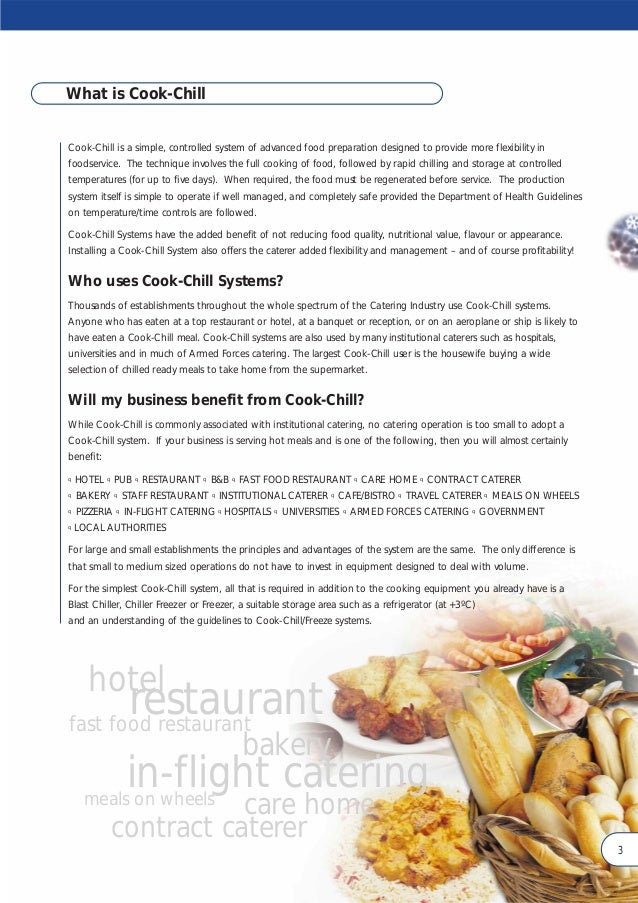 How to use the Cook Chill System in Commercial Kitchens
