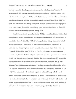 Personality Disorders-Dramatic, Emotional, and Erratic Behaviors | PDF