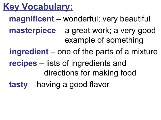 Cook-A-Doodle-Doo Focus Wall | PPT