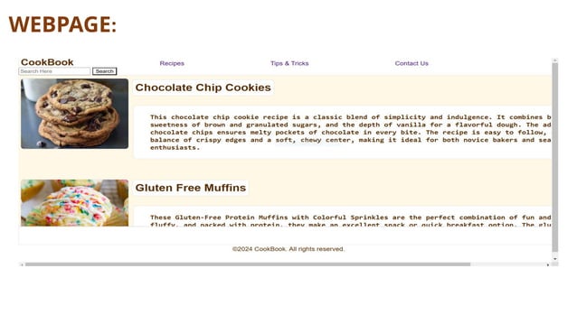 Cookbook-1.pptx Html and Css presentation | PPT