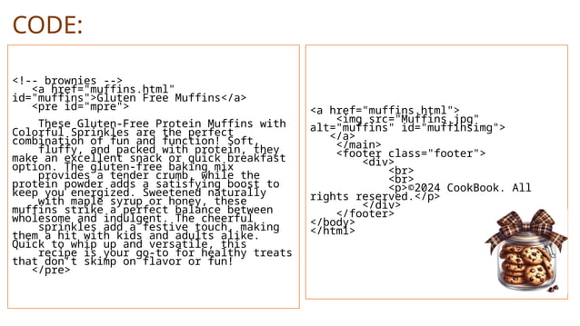 Cookbook-1.pptx Html and Css presentation | PPT