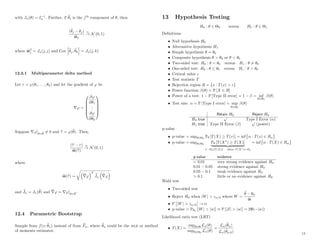 Probability and Statistics Cookbook | PDF