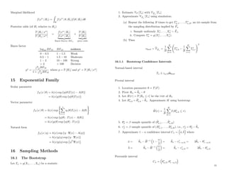 Probability and Statistics Cookbook | PDF
