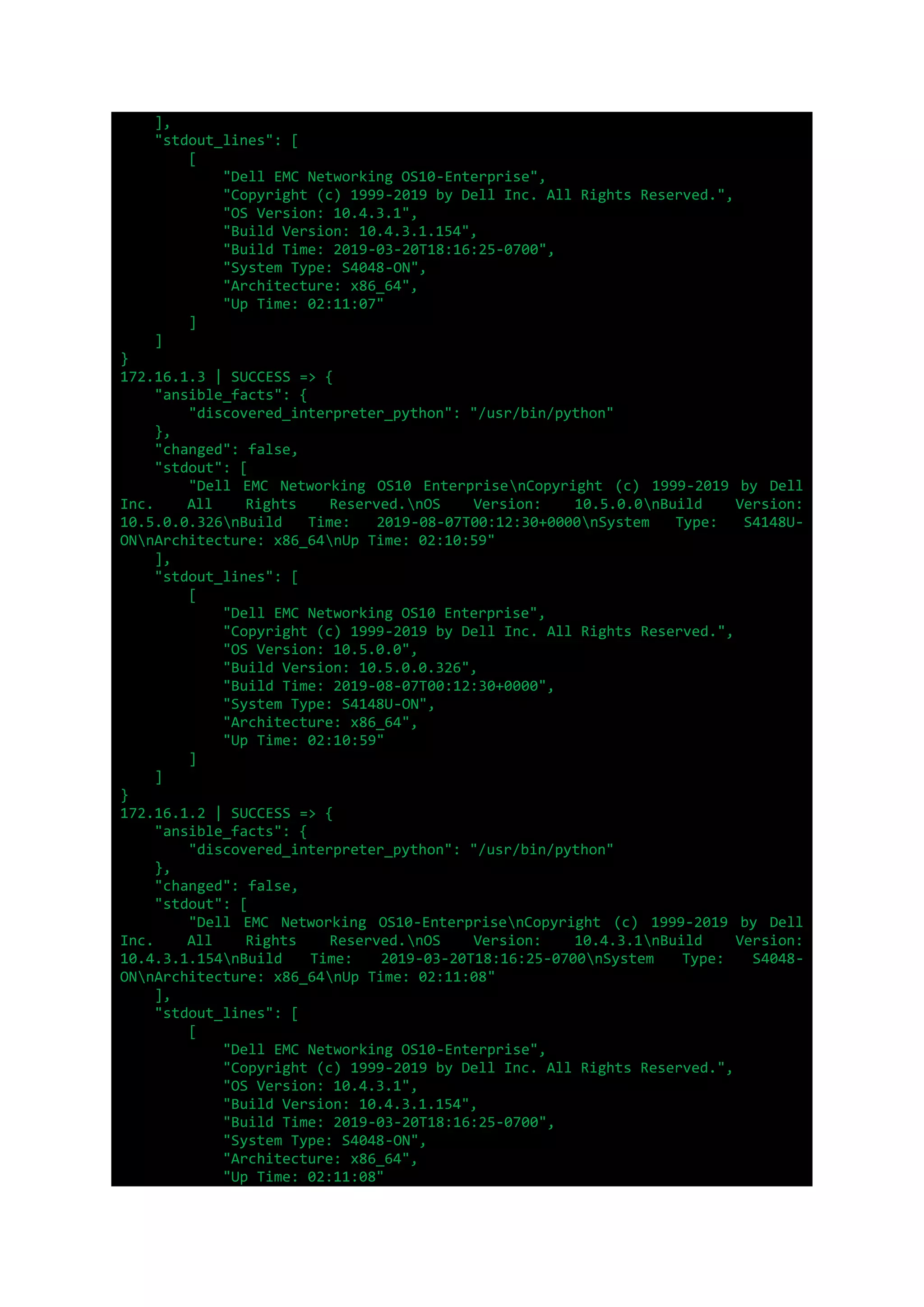 [Cook book] ansible 4_dell emc networking | PDF