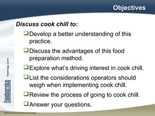Cook-Chill Equipment Applications and Best Practices | PPT