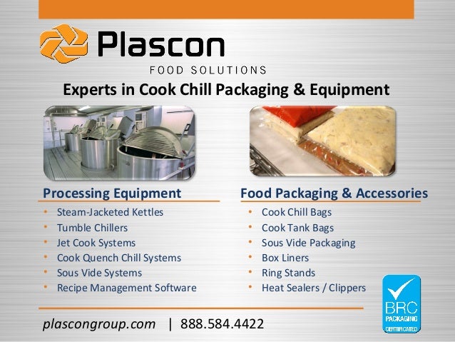 Cook-Chill Equipment Applications and Best Practices