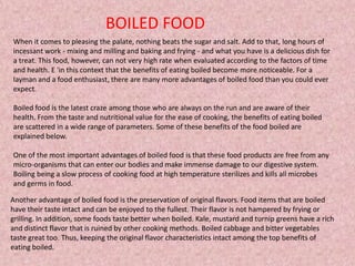 Cooked, boiled, raw food and roasted food annamaria labbate 2 c s.u | PPTX