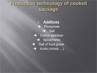 Cooked Sausage | PPT