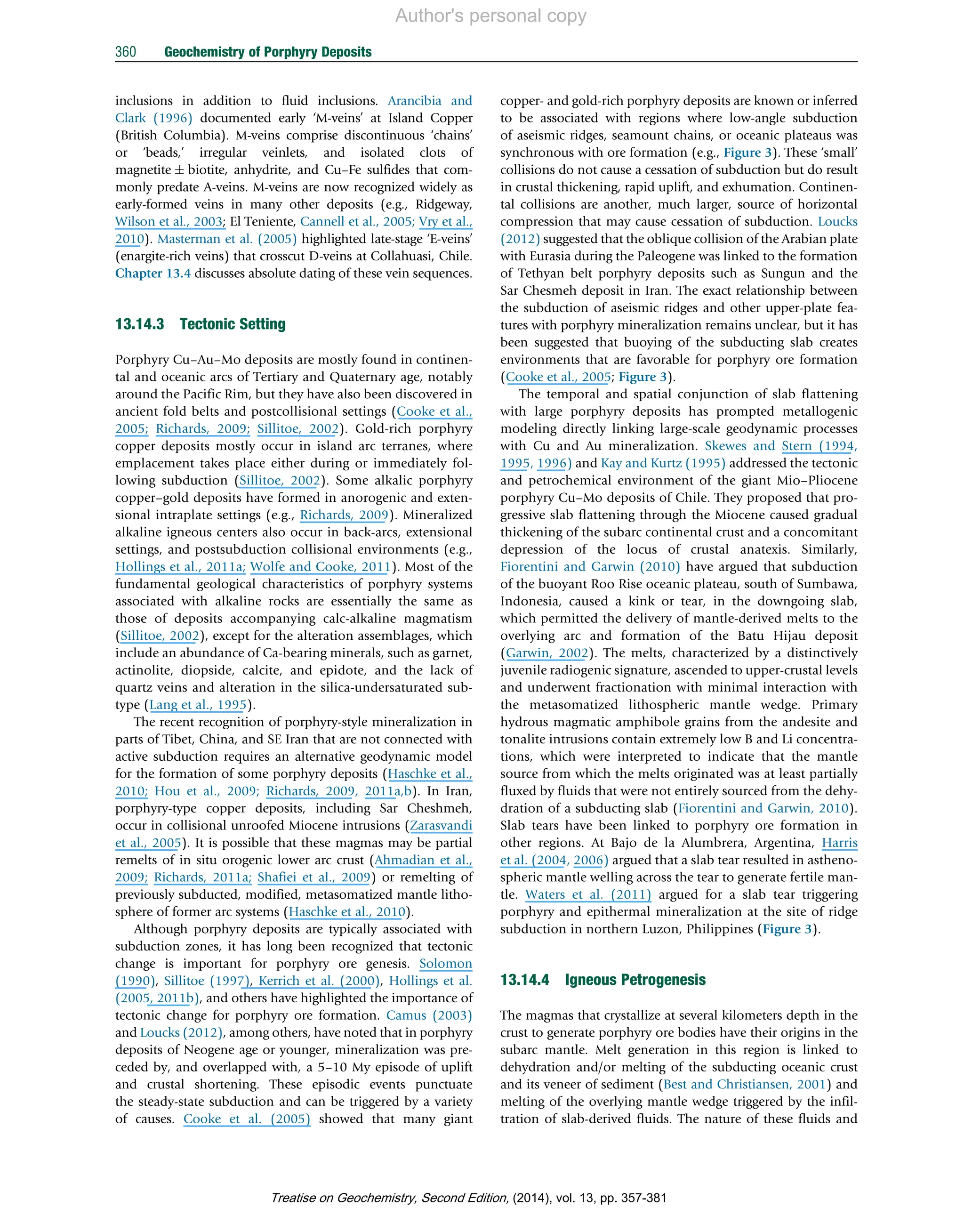 Cooke_et_al 2014 Geochemistry of Porphyry Deposits.pdf