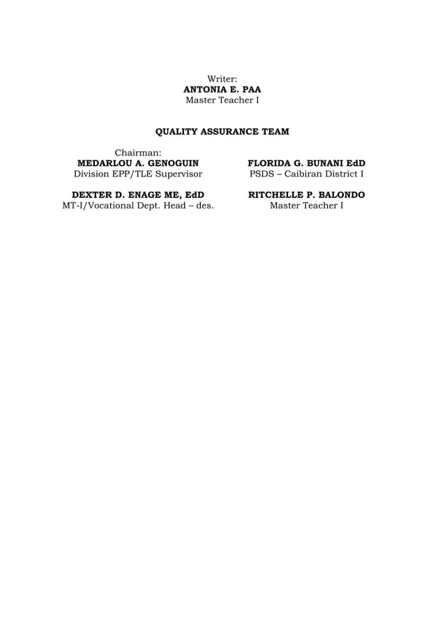 Cookery-9-LAS-Q2-W2-learning activity sheet | DOCX