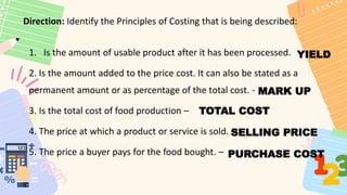 Cookery - Module 6 -Calculating Cost of Production.pptx
