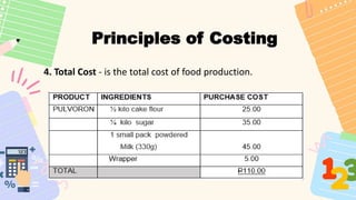 Cookery - Module 6 -Calculating Cost of Production.pptx