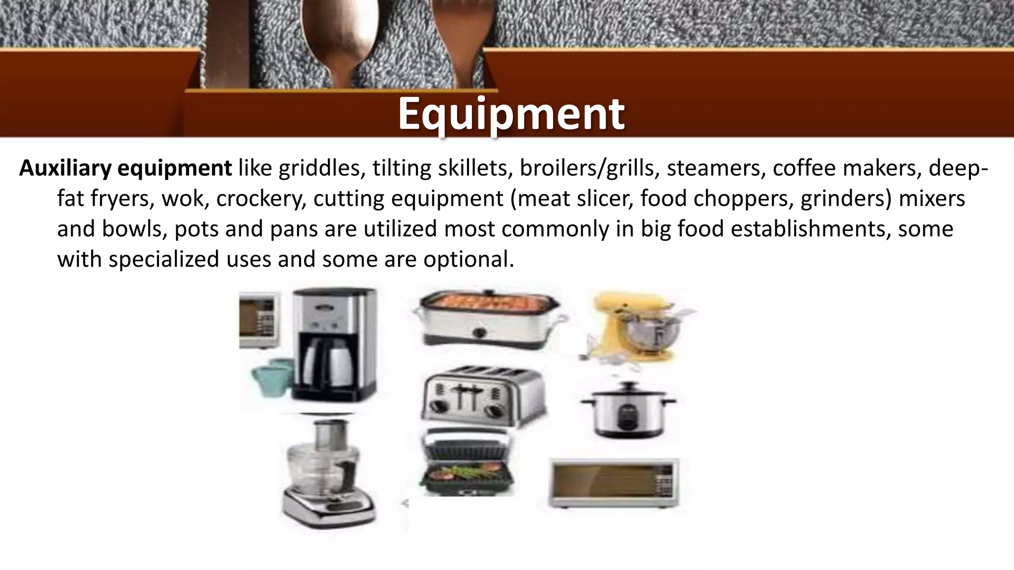 Use and maintain kitchen tools and equipment | PPTX