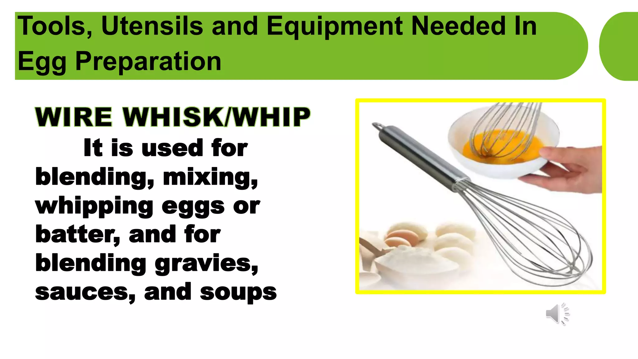 COOKERY 10- lesson 1 ,Tools and equipments Needed in Preparing egg ...