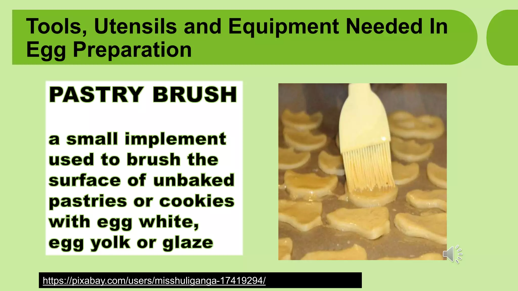 COOKERY 10- lesson 1 ,Tools and equipments Needed in Preparing egg Dishes.pptx