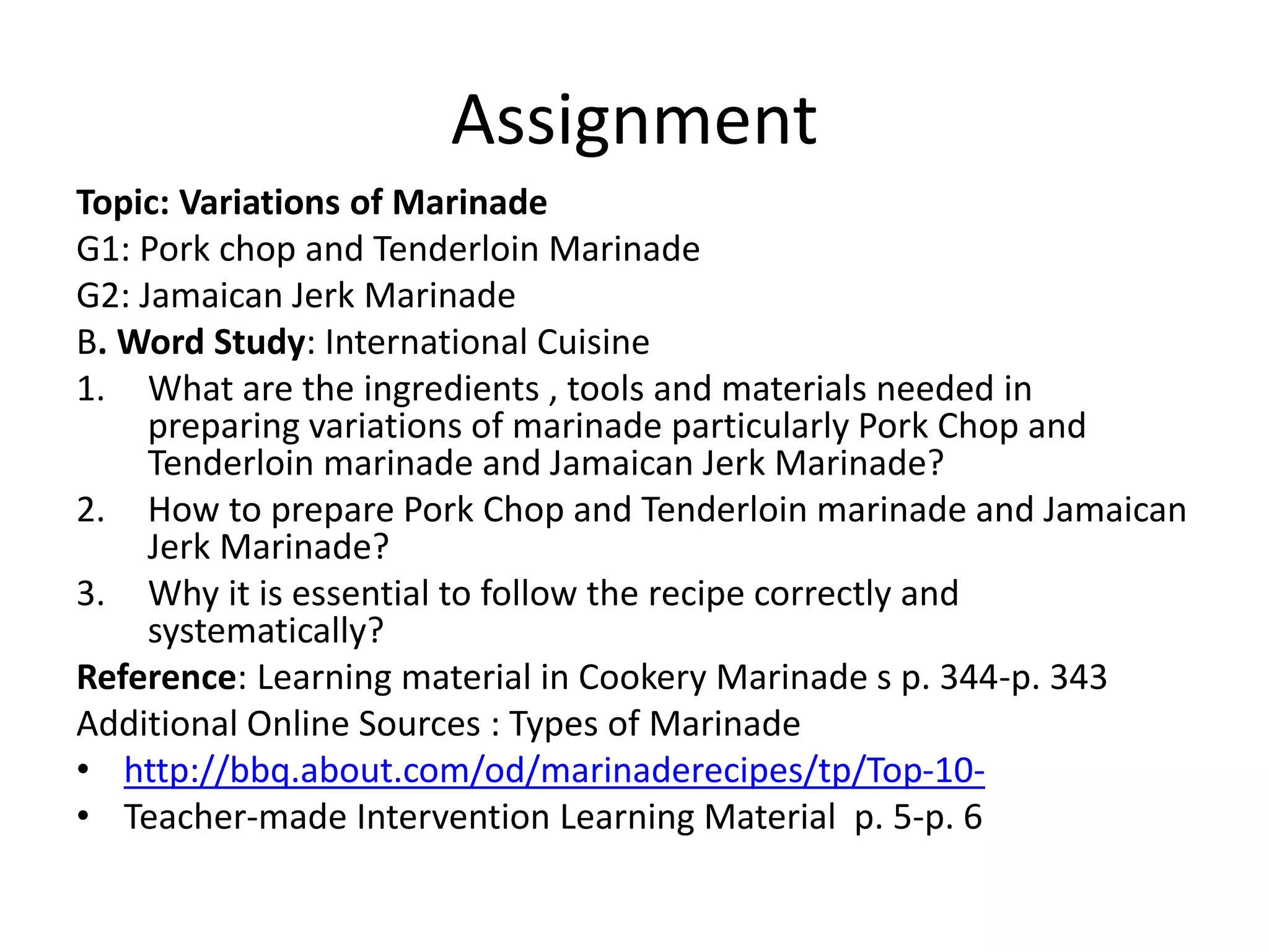 Cookery 10 4th grading lo2 . cook meat cuts 2.3 prepare and use ...