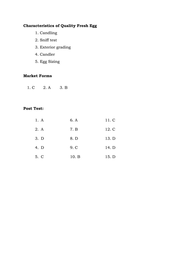 Cookery 10 q1 mod1 | PDF | Desserts and Baking | Food & Drink