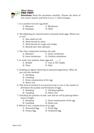 Cookery 10 q1 mod1 | PDF
