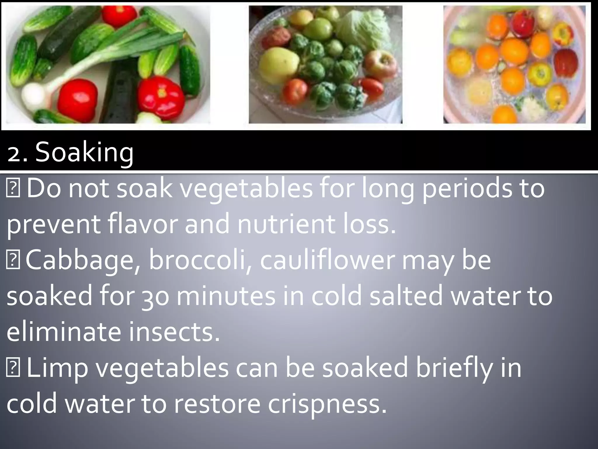 Cookery 10 vegetables | PPTX