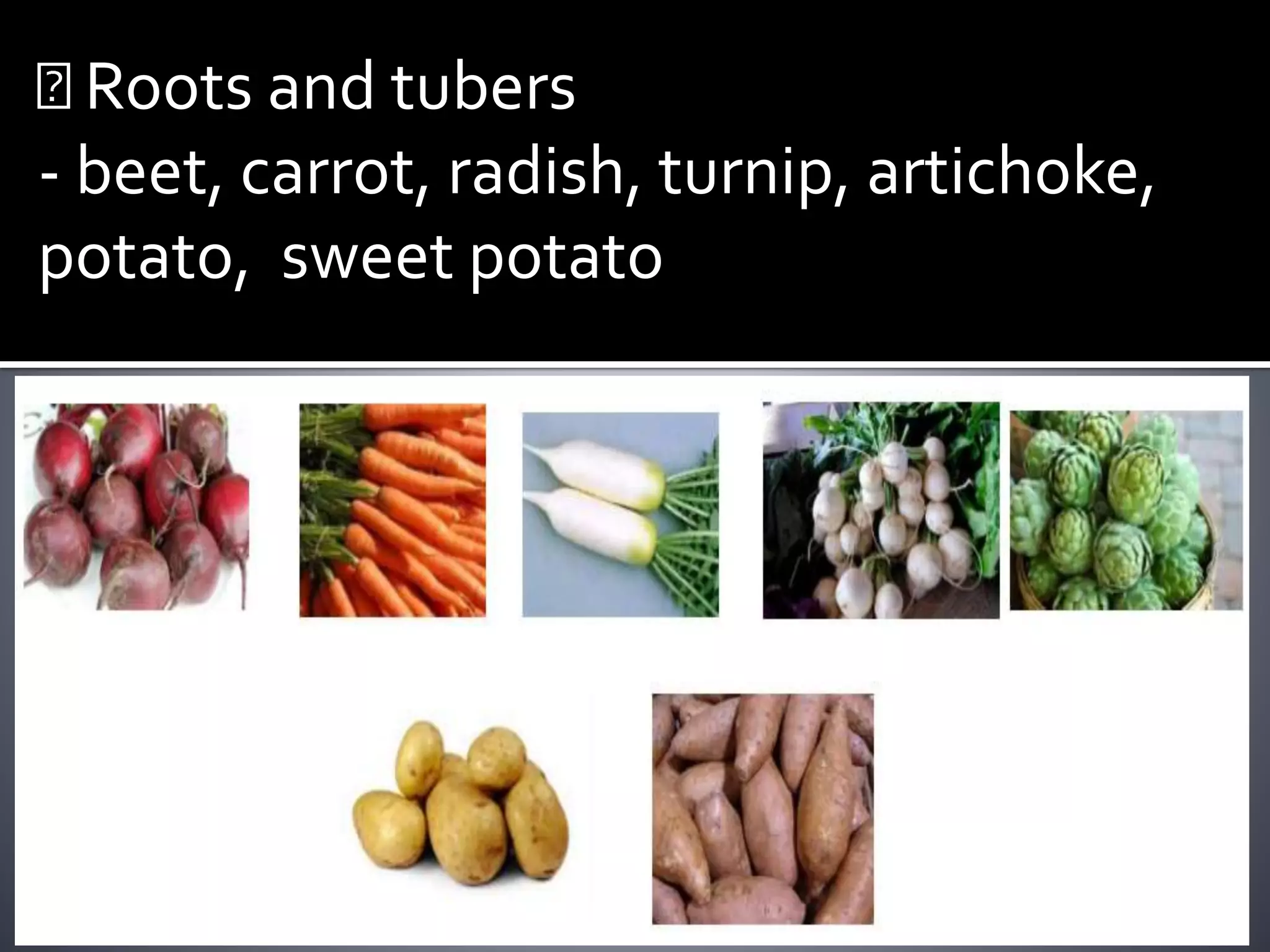 Cookery 10 vegetables | PPTX