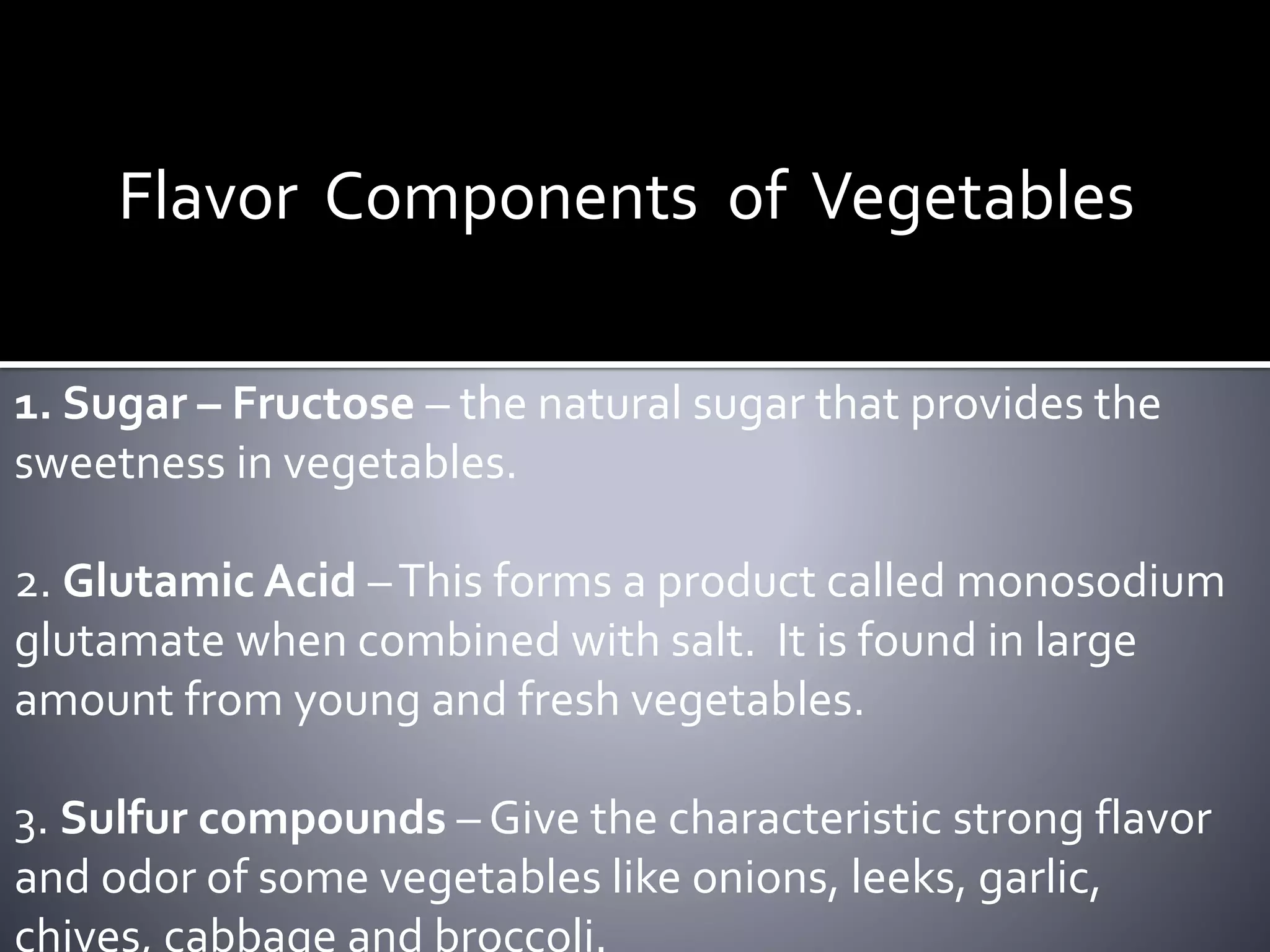 Cookery 10 vegetables | PPTX
