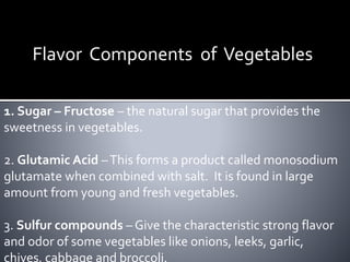 Cookery 10 vegetables | PPTX