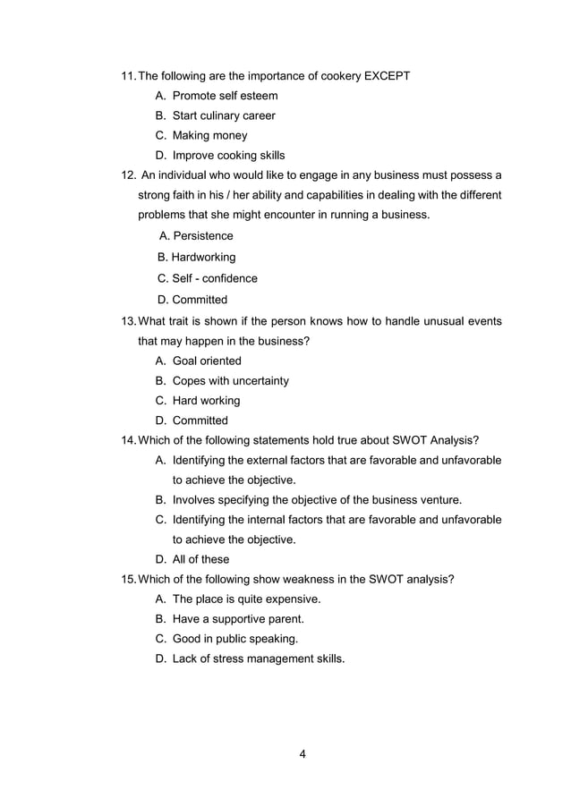 COOKERY 7 Module 1.pdf | Educational Assessment | Education