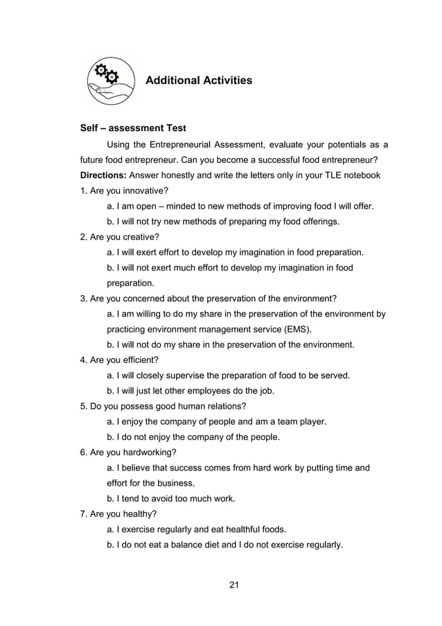 COOKERY 7 Module 1.pdf | Educational Assessment | Education