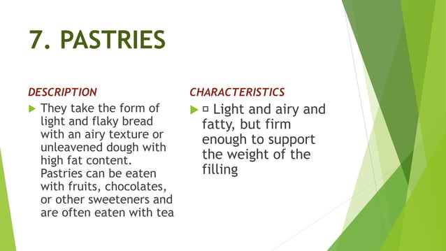 COOKERY 9-DESSERT CLASSIFICATION PPT.pptx | Desserts and Baking | Food ...