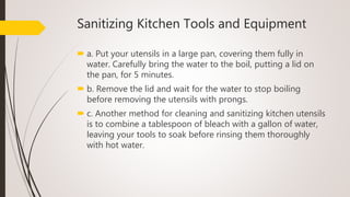 Cookery 9 q1 w1 | PPTX