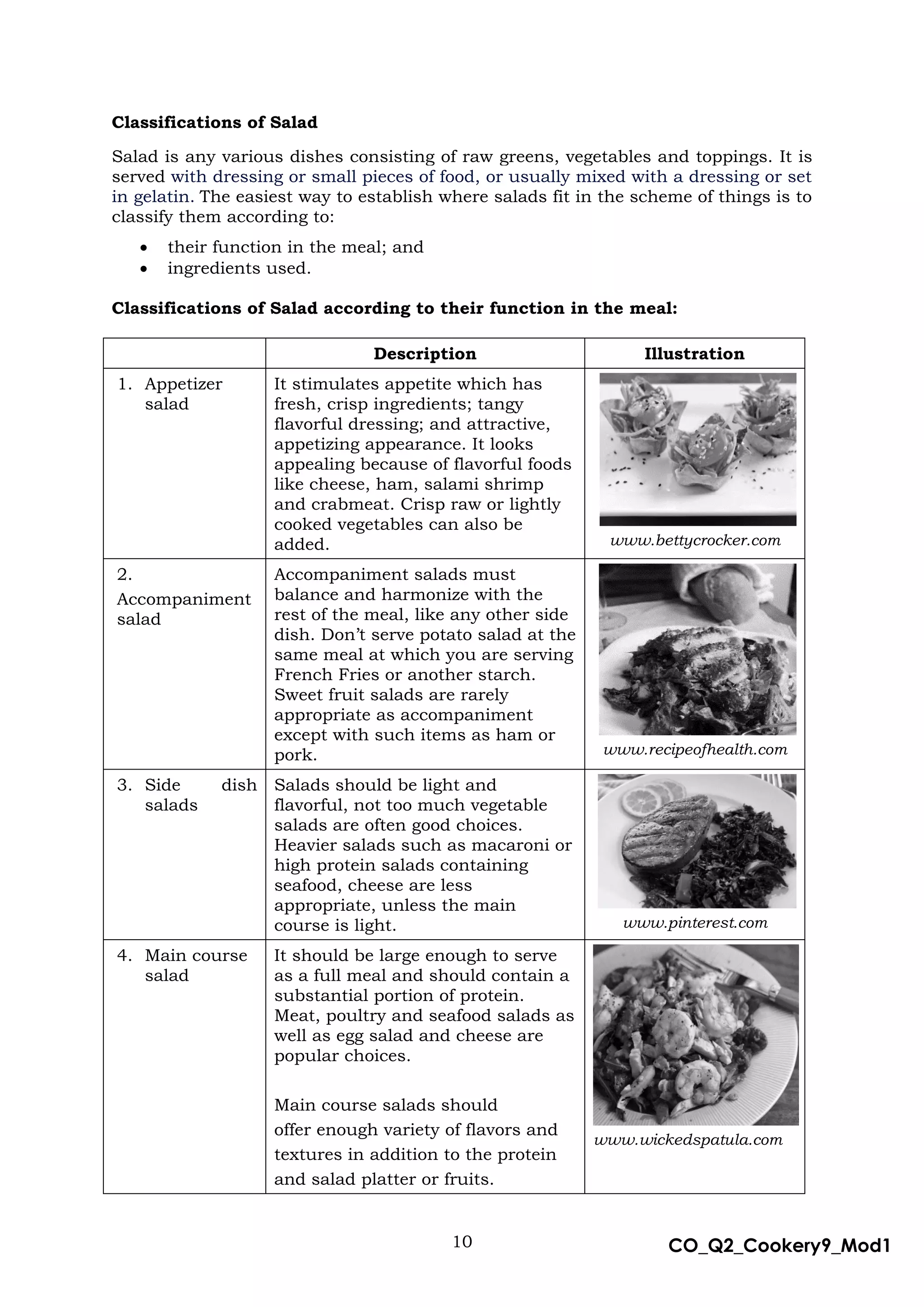Cookery9 q2 mod1_lesson1-2_prepare_saladanddressing_v4 | PDF