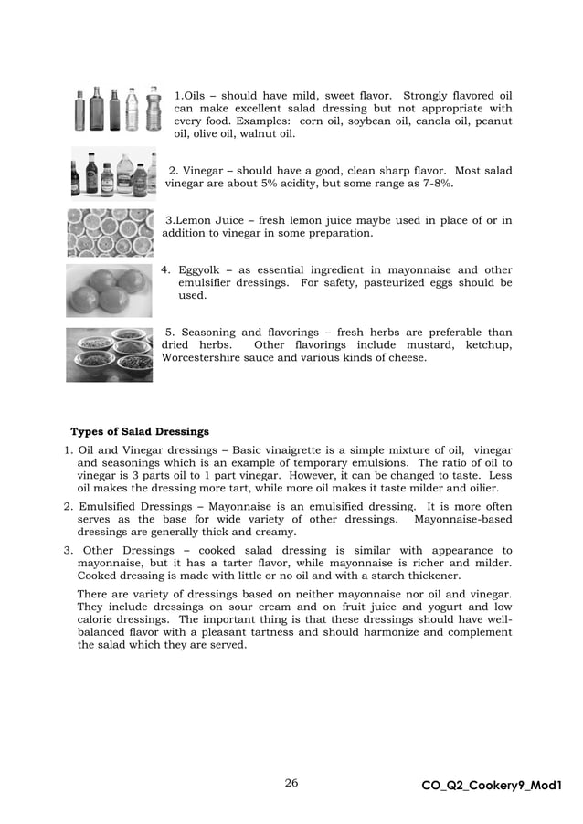 Cookery9 q2 mod1_lesson1-2_prepare_saladanddressing_v4 | PDF