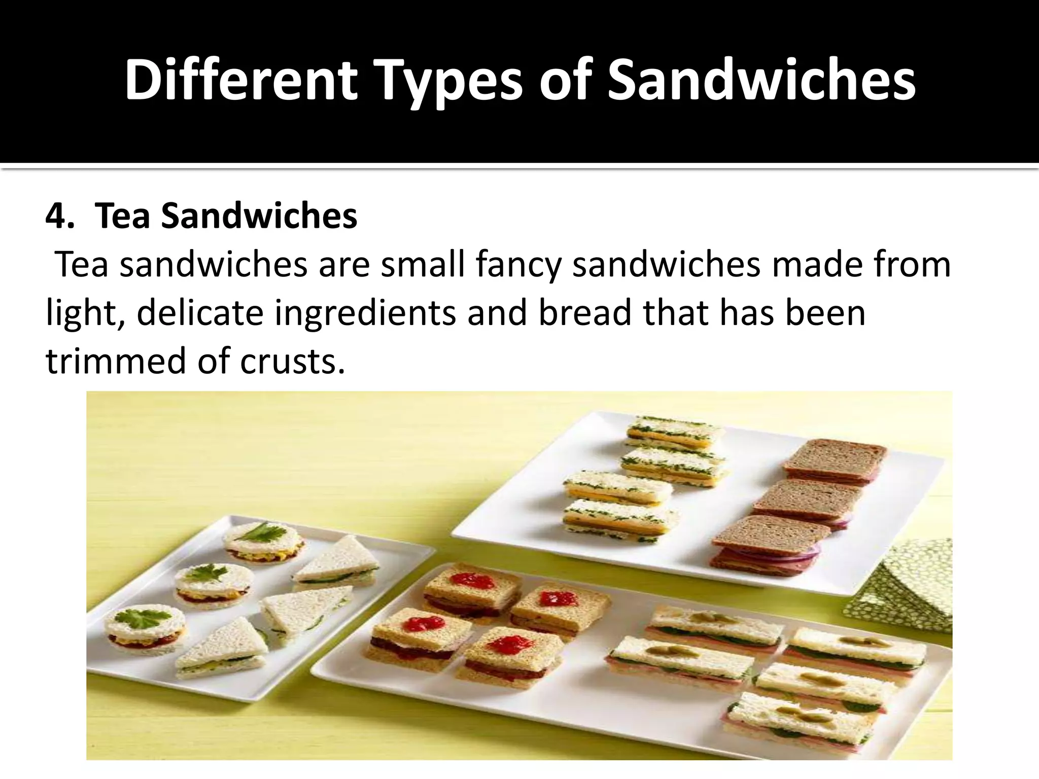 Cookery 9 SANDWICH | PPTX