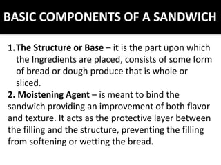 Cookery 9 SANDWICH | PPTX