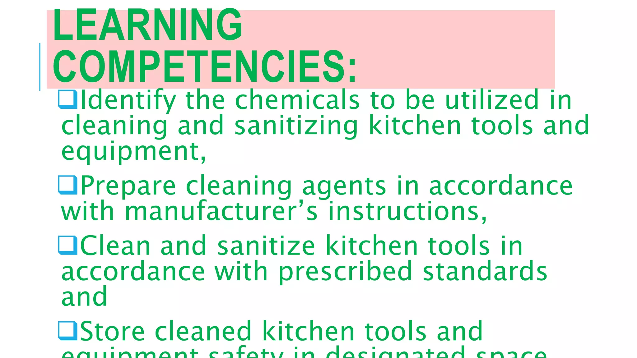 COOKERY 9 WEEK 1 CLEAN SANITIZE AND STORE KITCHEN TOOLS AND EQUIPMENT.pdf