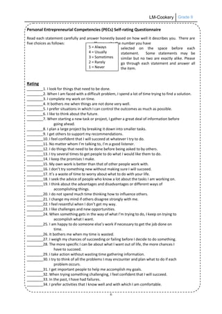 Learning Module Cookery G9 | PDF