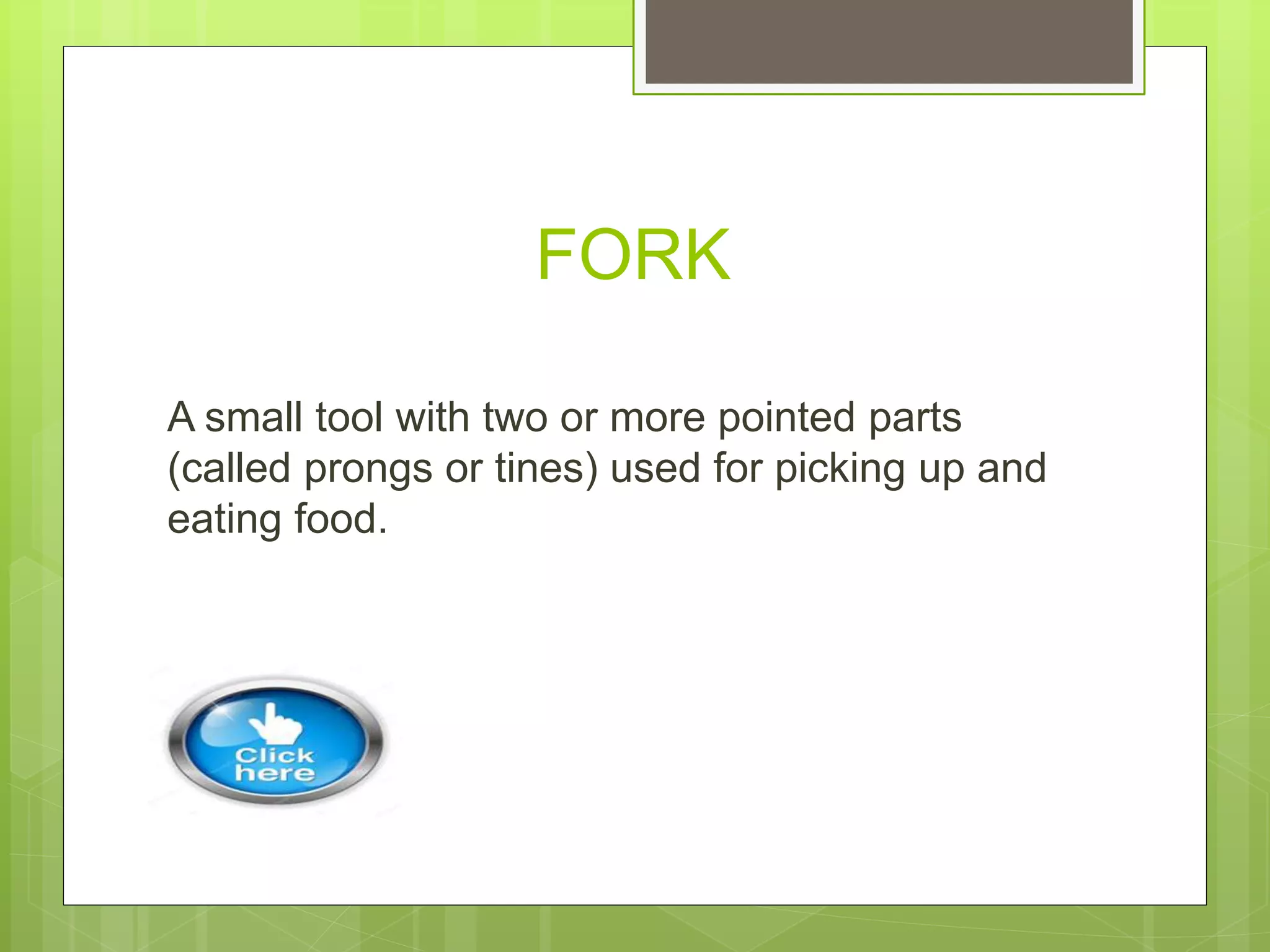 Cookery Grade 9 Tools and Equipment used | PPTX