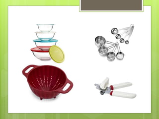 Cookery Grade 9 Tools and Equipment used | PPTX