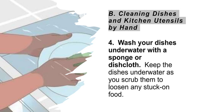Cookery lesson 5 dishwashing method.pptx | Cooking | Food & Drink