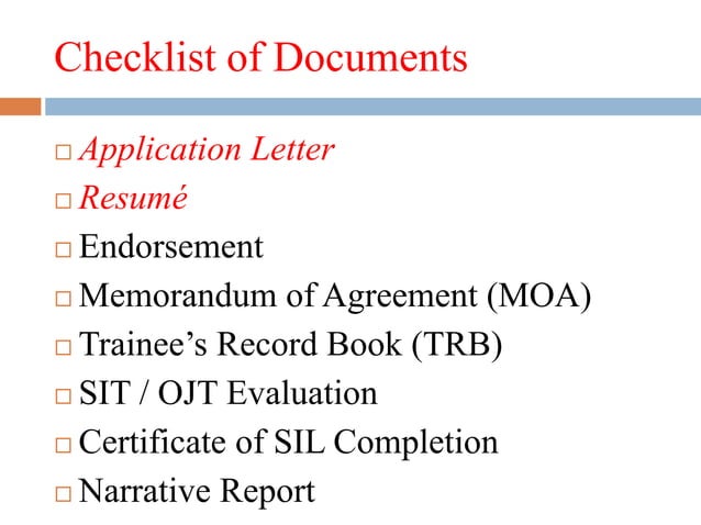 Cookery NC II – Supervised Industry Learning Orientation.pptx