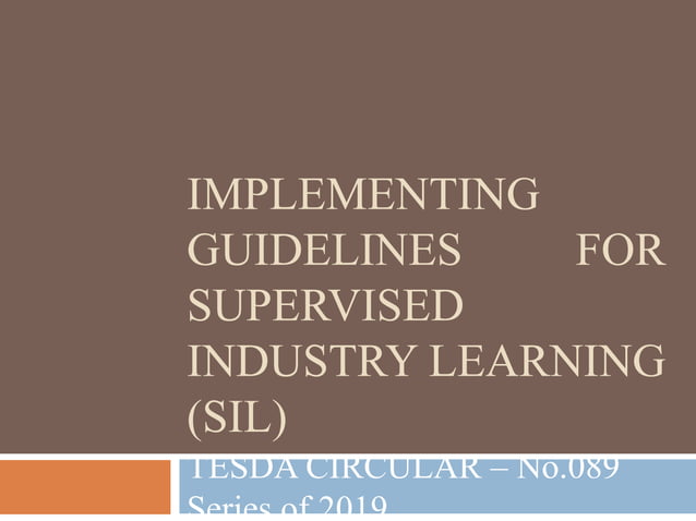 Cookery NC II – Supervised Industry Learning Orientation.pptx