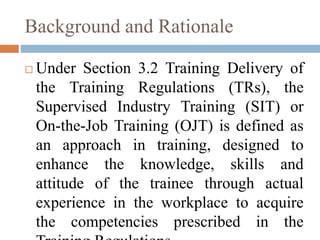 Cookery NC II – Supervised Industry Learning Orientation.pptx