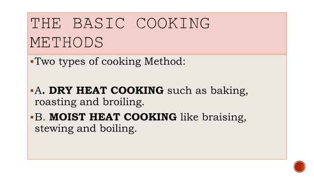 cookery ppt.pptx | Desserts and Baking | Food & Drink