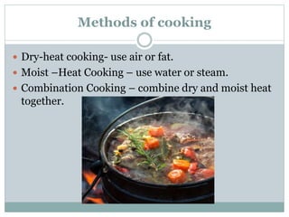 Cookery rules and preservation of nutrients nagamani | PPTX