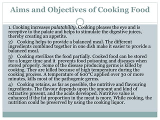 Cookery rules and preservation of nutrients nagamani | PPTX