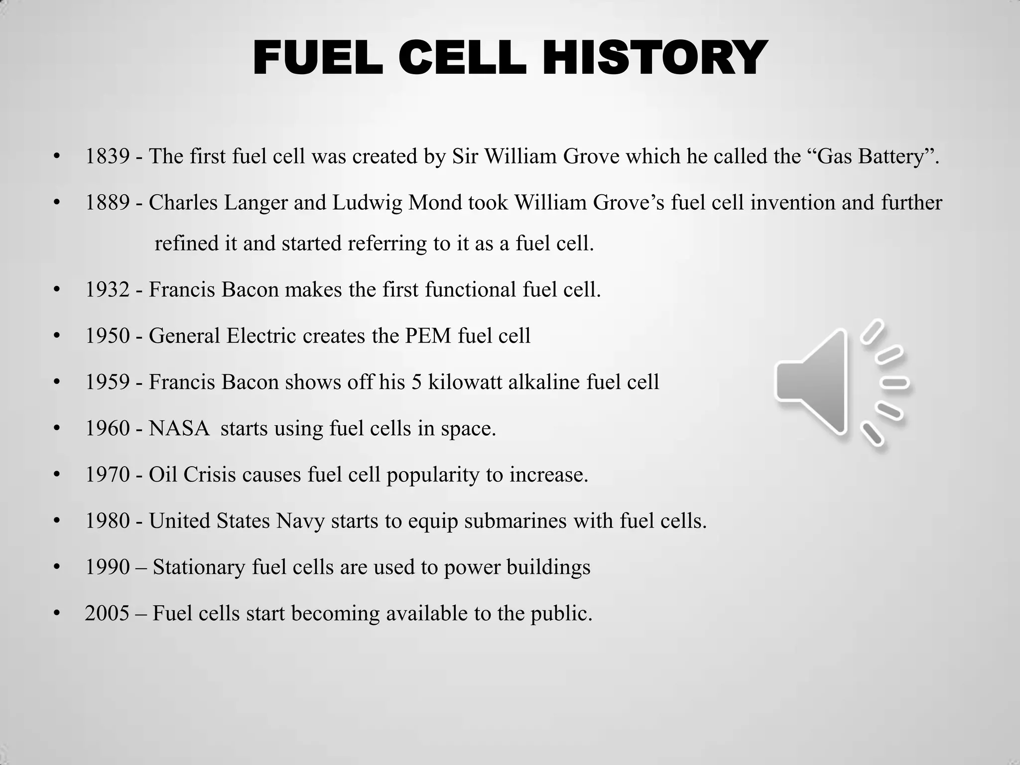 Cook fuel cell presentation | PPTX