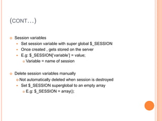 Cookie and session | PPTX